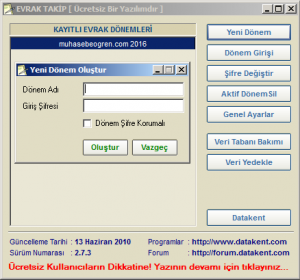 Datakent Gelen Giden Evrak Takip | Muhasebe Öğren